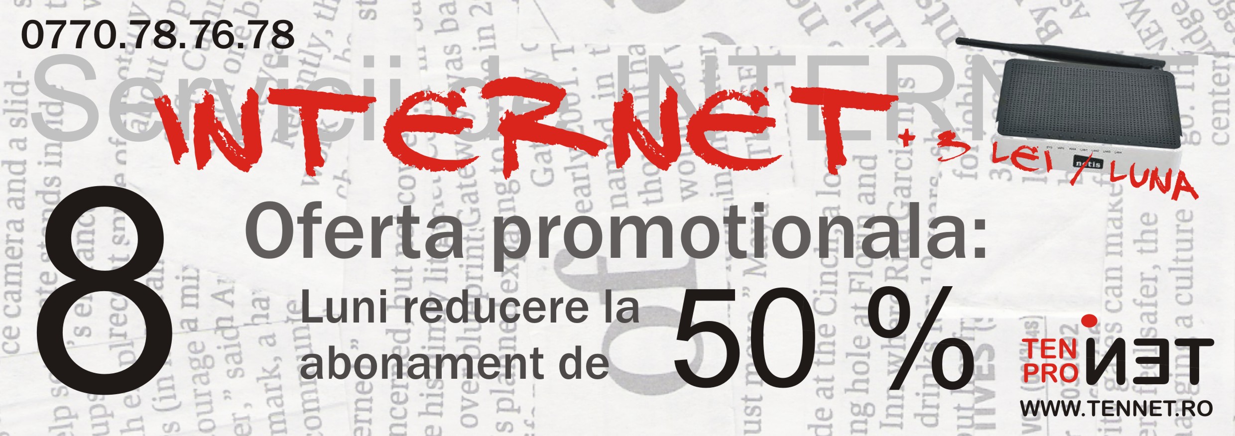 Oferta Internet 1000 Mbps - Retea internet Tartasesti, Baldana, Racari ...